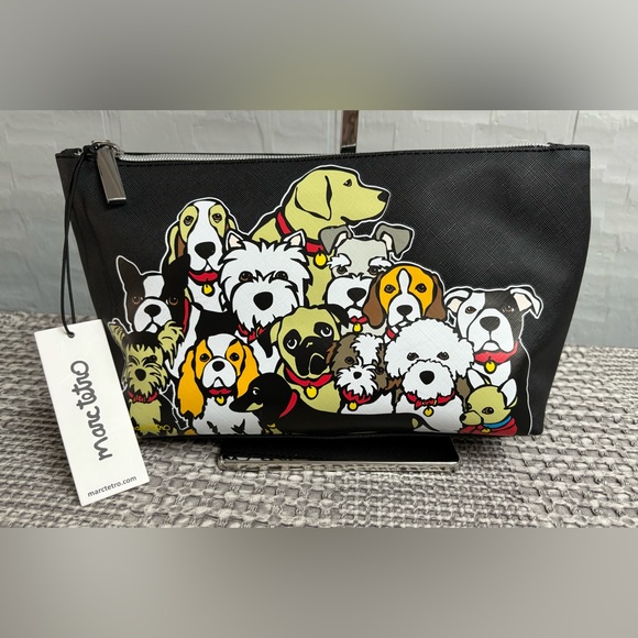 Marc Tetro | Bags | Marc Tetro All Dogs Cosmetic Bag | Poshmark